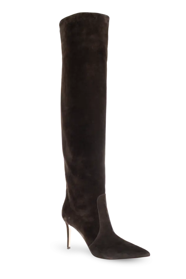 GIANVITO ROSSI Suede Heeled Boots "hansen