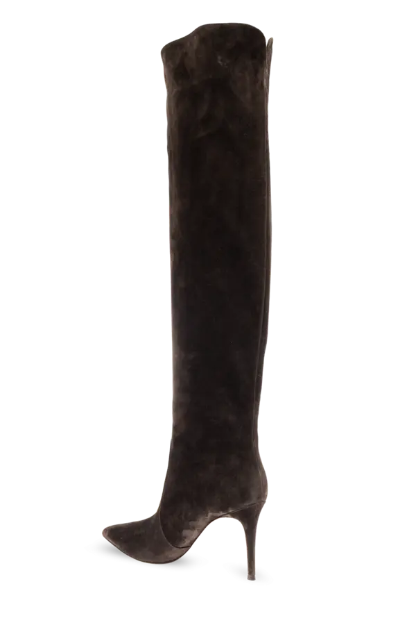 GIANVITO ROSSI Suede Heeled Boots "hansen