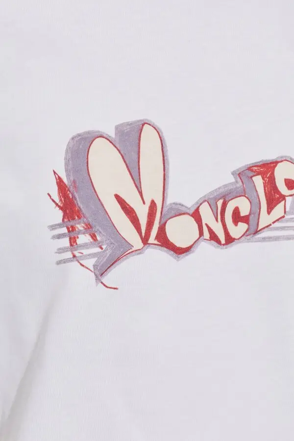 Moncler T-shirt With Printed Logo