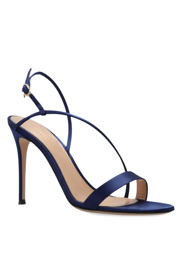 GIANVITO ROSSI Satin Heeled Sandals "manhattan