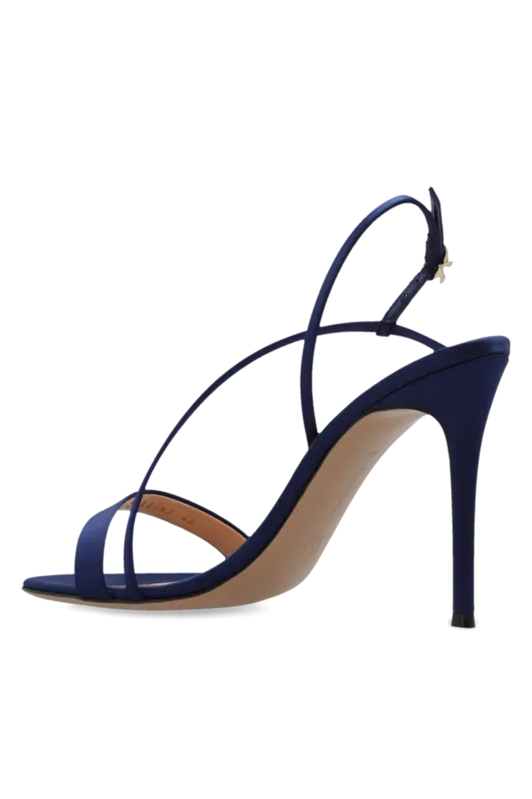 GIANVITO ROSSI Satin Heeled Sandals "manhattan