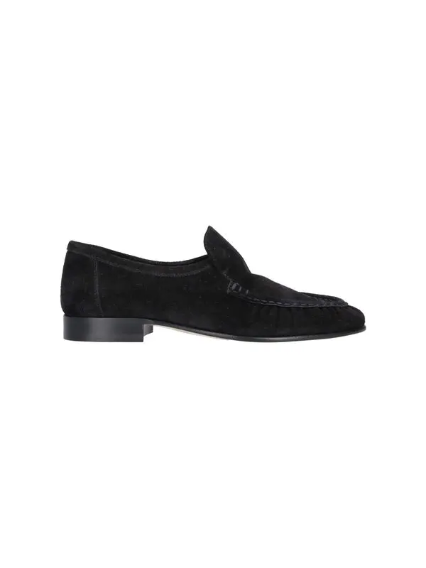 THE ROW New Soft" Loafers - Black