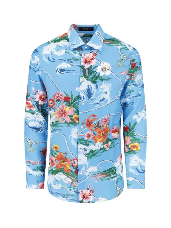 Gucci Printed Viscose Shirt