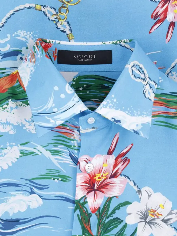 Gucci Printed Viscose Shirt