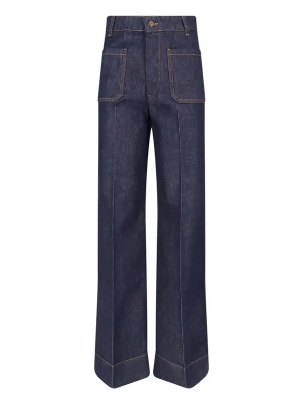 Victoria Beckham Flared Jeans "alina - Blue