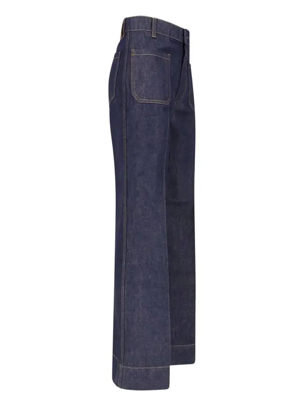 Victoria Beckham Alina Flared Jeans - Blue