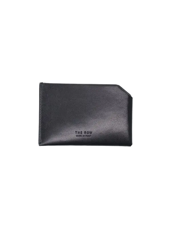 THE ROW Leather Wallet - Black