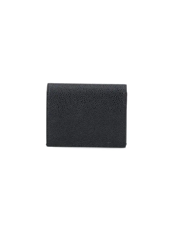 Thom Browne Leather Wallet - Black
