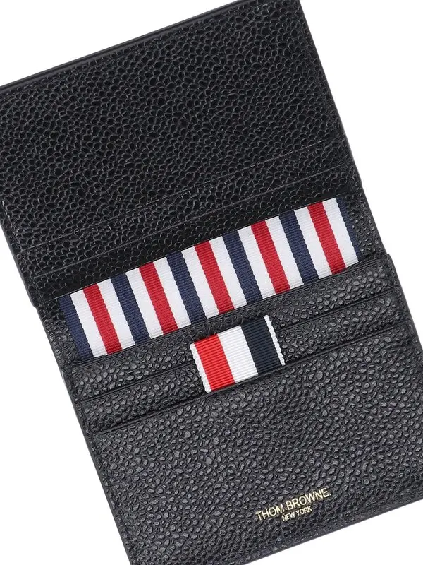 Thom Browne Leather Wallet - Black
