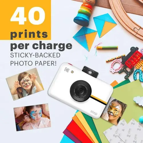 KODAK Step Camera Bundle + Zink Paper & Case