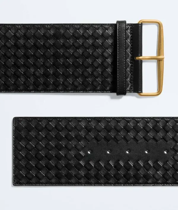 Bottega Veneta Intrecciato Piccolo Leather Belt