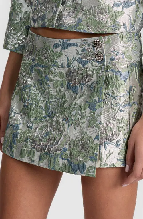 Alice + Olivia Somers Jacquard Miniskort