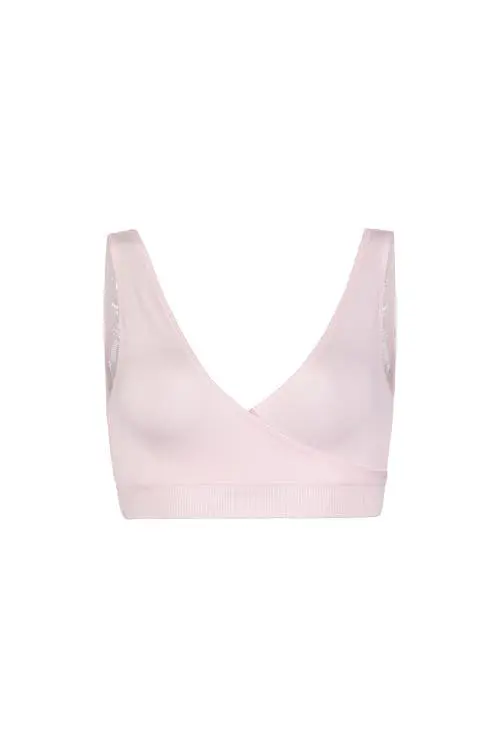 BRABAR Hug Lace Back Sports Bra - Ballet Slipper
