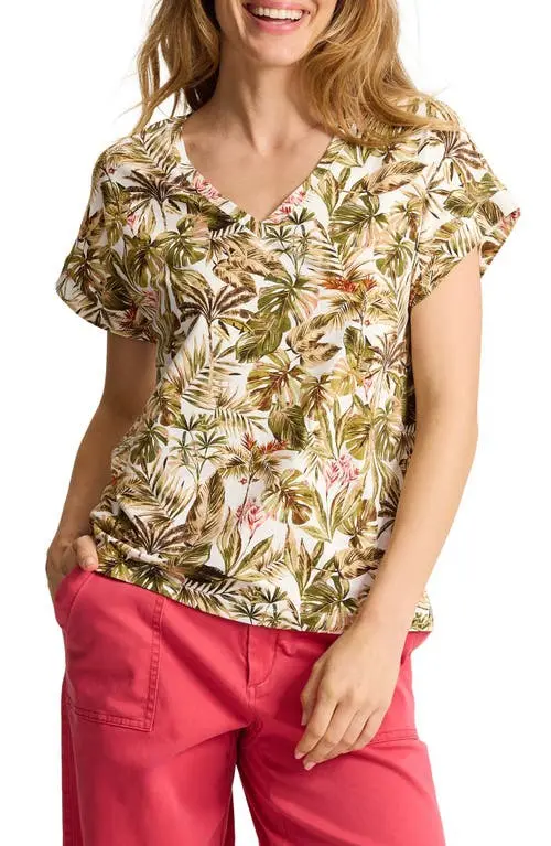 Tommy Bahama Kauai Hidden Coast Palm Print Top