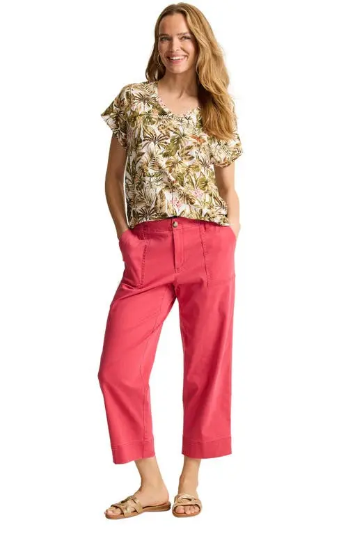 Tommy Bahama Kauai Hidden Coast Palm Print Top