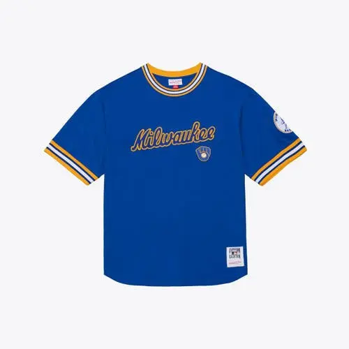Mitchell & Ness Milwaukee Brewers Wild Pitch Ringer T-shirt - Royal