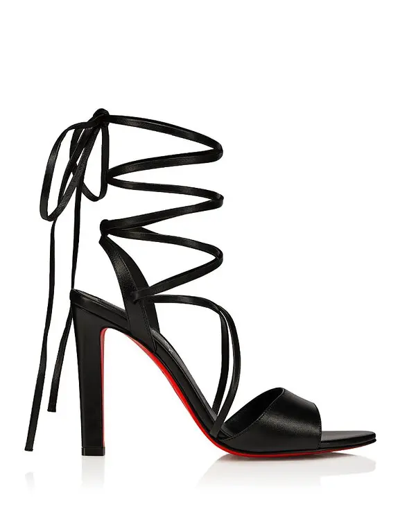 CHRISTIAN LOUBOUTIN Fanny Randa Strappy Sandals - Black