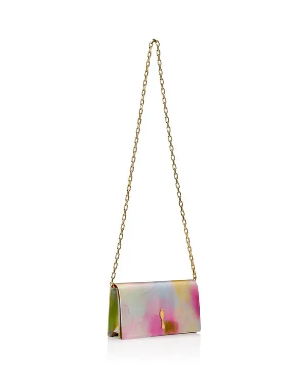 CHRISTIAN LOUBOUTIN Bettina Clutch With Gold Embellishment