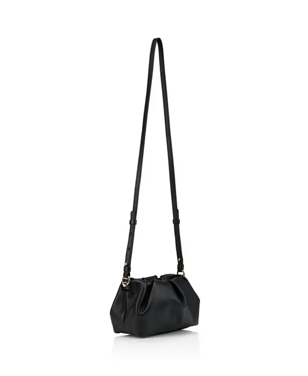 CHRISTIAN LOUBOUTIN Eva Mini Leather Shoulder Bag - Black