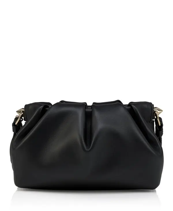 CHRISTIAN LOUBOUTIN Eva Mini Leather Shoulder Bag - Black