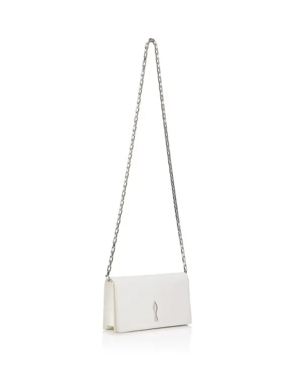 CHRISTIAN LOUBOUTIN Bettina Clutch With Embellishment - White