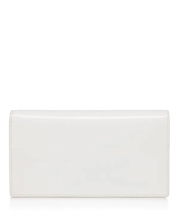 CHRISTIAN LOUBOUTIN Bettina Clutch With Embellishment - White