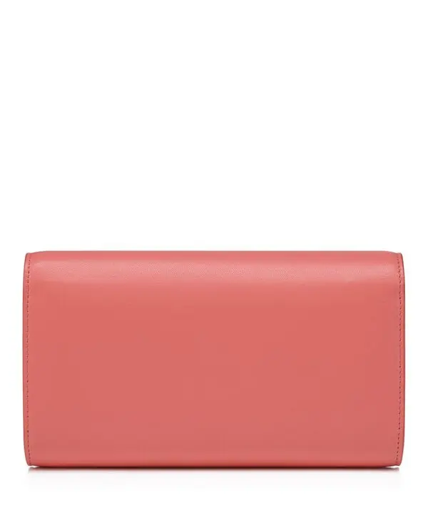 CHRISTIAN LOUBOUTIN Bettina Chain Wallet - Grapefruit