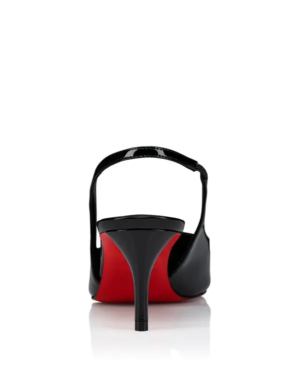 CHRISTIAN LOUBOUTIN Miss Z Sling Back Pumps - Black