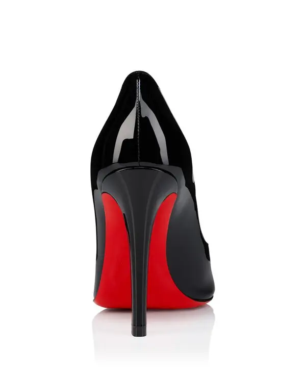 CHRISTIAN LOUBOUTIN Fannylove Patent Calf Leather Pumps - Black