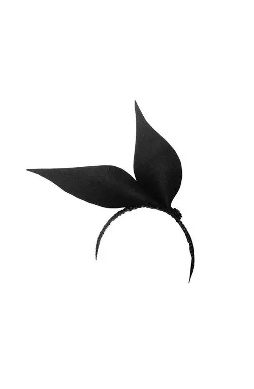 BINATA MILLINERY Lapin Bow Felt Headband