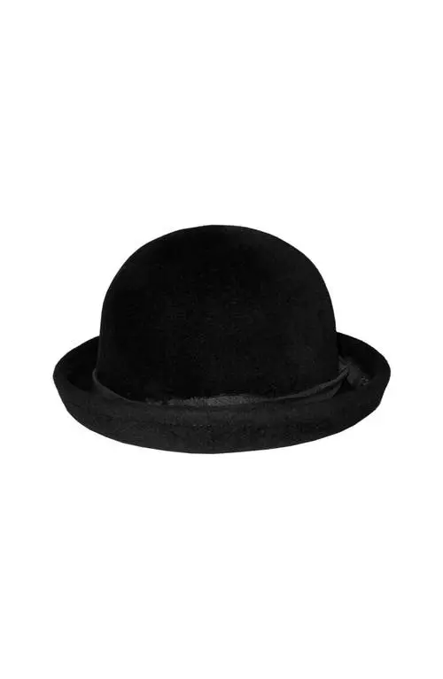 BINATA MILLINERY Felted Bowler Hat