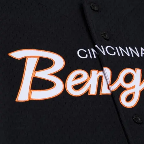 Mitchell & Ness Cincinnati Bengals Head Coach Mesh Full-button Fashion Jersey