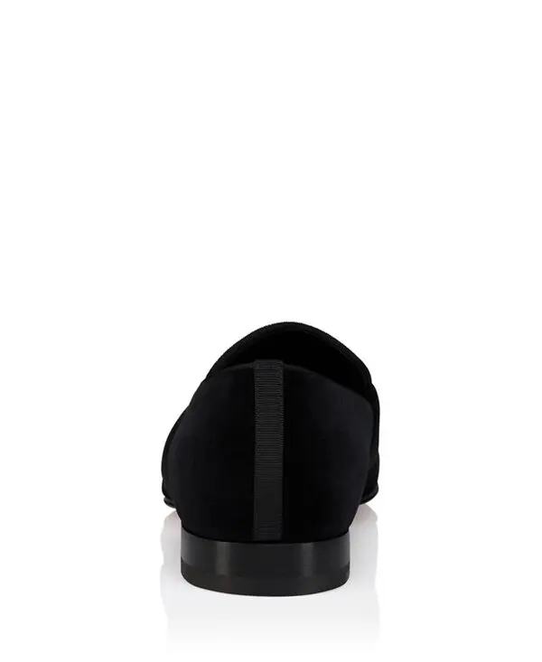 CHRISTIAN LOUBOUTIN Velvet Dandydeco Loafers