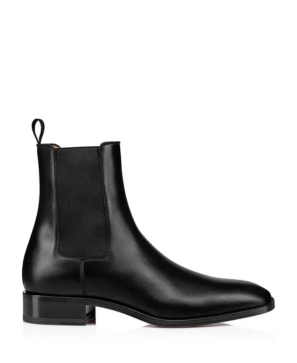 CHRISTIAN LOUBOUTIN Samson Chelsea Booties - Black