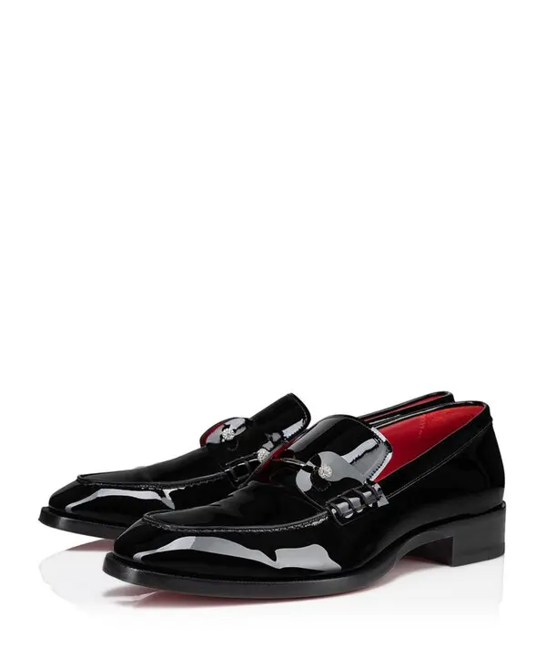 CHRISTIAN LOUBOUTIN Chambelimoc Strass Penny Loafers
