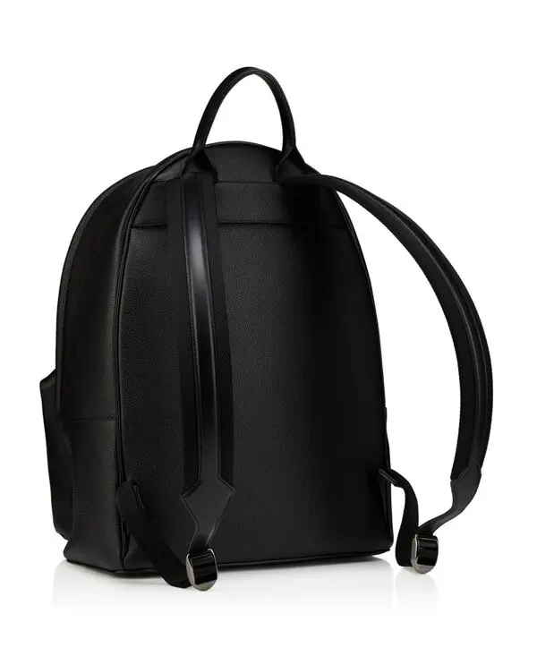 CHRISTIAN LOUBOUTIN Grained Calf Leather Backpack
