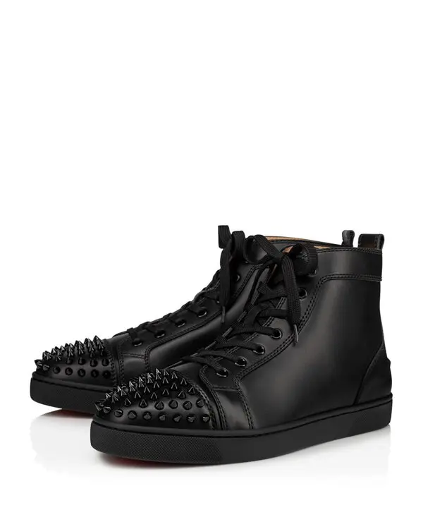 CHRISTIAN LOUBOUTIN Lou Spikes High Top Sneakers
