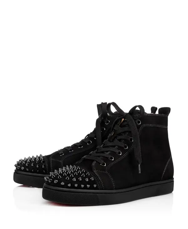 CHRISTIAN LOUBOUTIN Lou Spikes High Top Sneakers