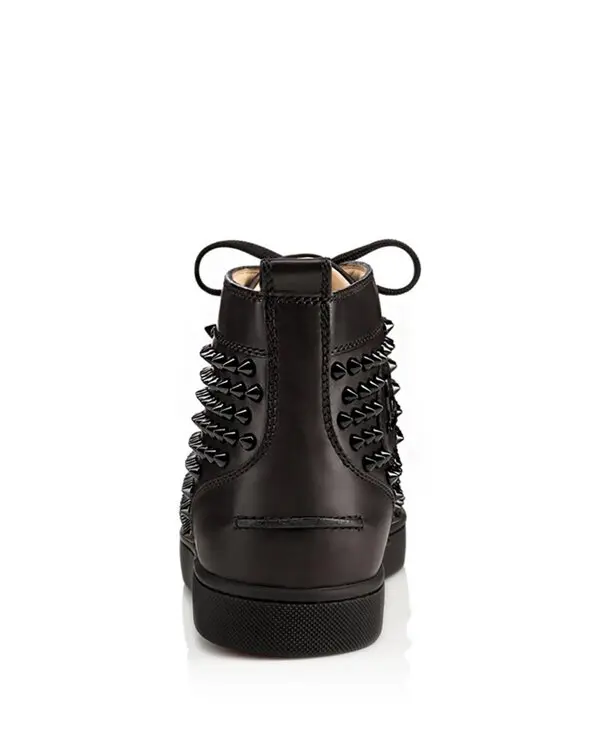 CHRISTIAN LOUBOUTIN Louis Spikes High Top Sneakers