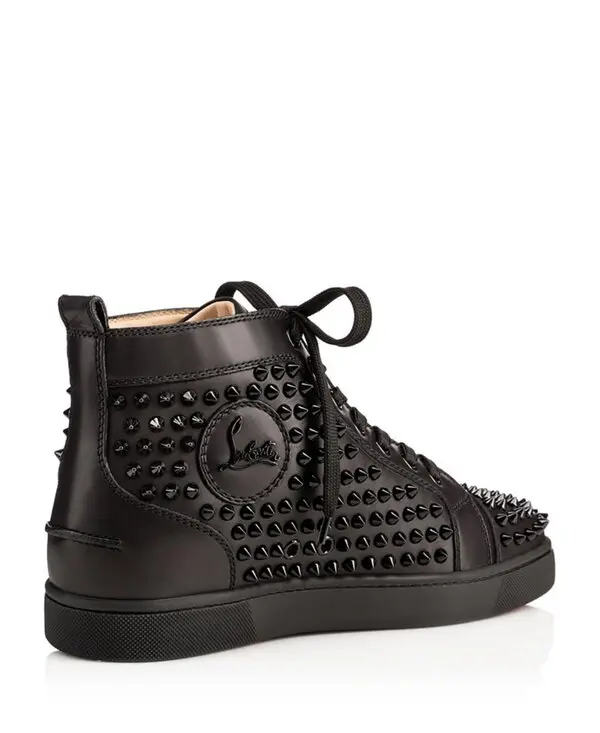 CHRISTIAN LOUBOUTIN Louis Spikes High Top Sneakers