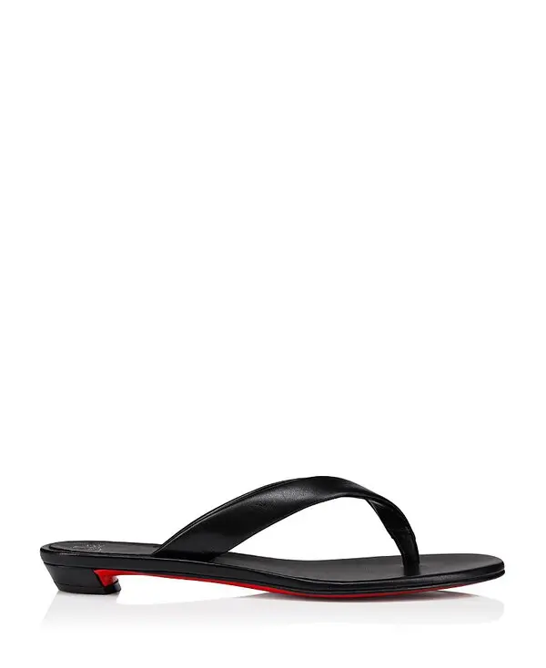 CHRISTIAN LOUBOUTIN Miss Z Thongs - Black