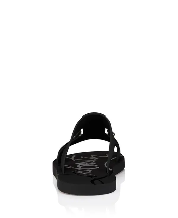 CHRISTIAN LOUBOUTIN Zakouski Rubber Sandals