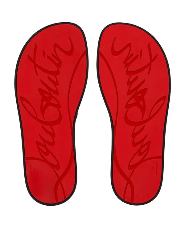 CHRISTIAN LOUBOUTIN Zakouski Rubber Sandals