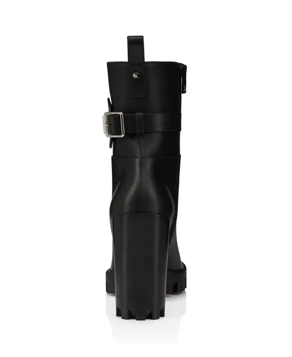 CHRISTIAN LOUBOUTIN Dianouchette Lug Ankle Boots