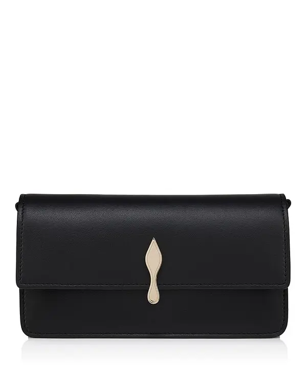 CHRISTIAN LOUBOUTIN Bettina Mini Bag With Webbing Strap - Black