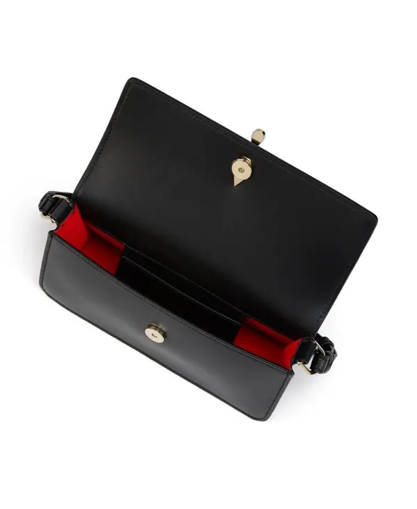 CHRISTIAN LOUBOUTIN Bettina Mini Bag With Webbing Strap - Black