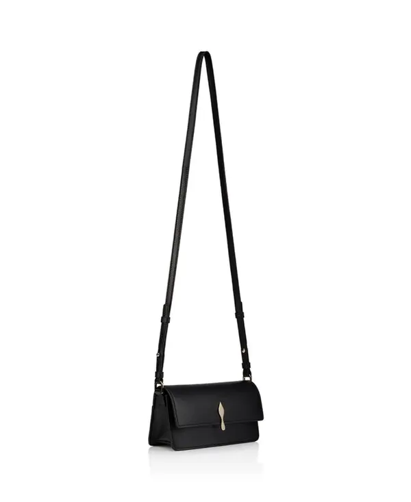 CHRISTIAN LOUBOUTIN Bettina Mini Bag With Webbing Strap - Black