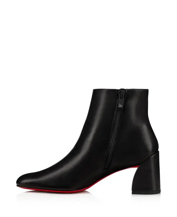 CHRISTIAN LOUBOUTIN Jane Booty Zip Up Ankle Boots - Black