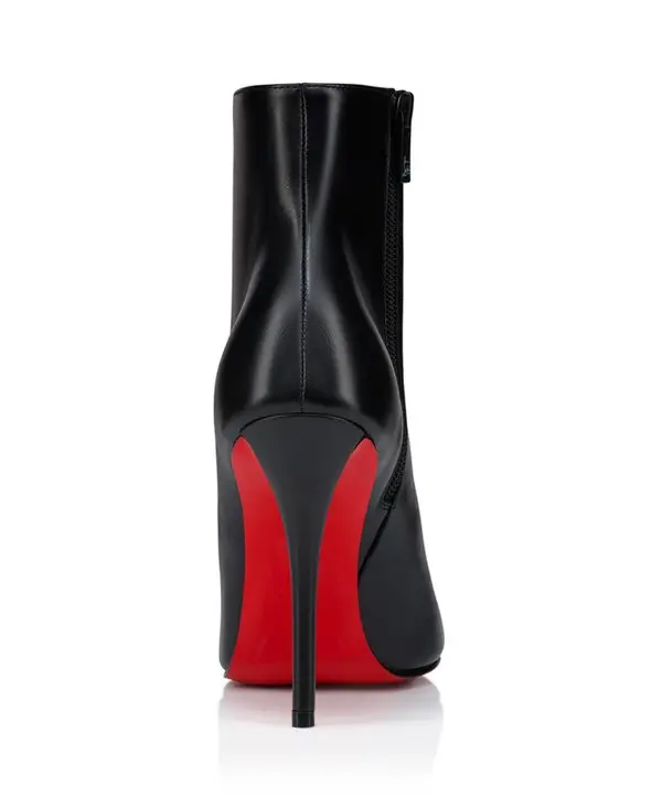CHRISTIAN LOUBOUTIN Miss Z Booty Zip Up Stiletto Ankle Boots