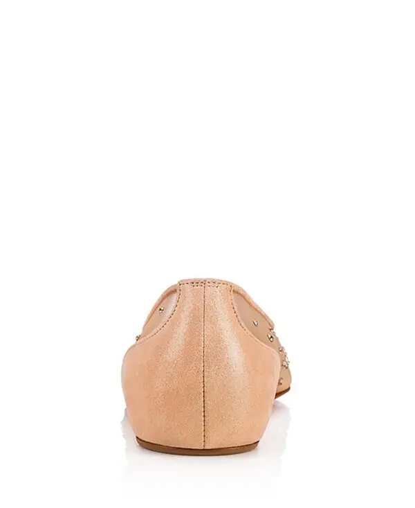 CHRISTIAN LOUBOUTIN Follies Strass Ballerina Flats